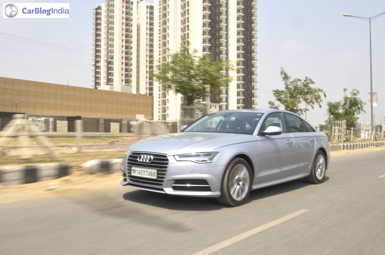 audi a6 matrix test drive review images - CarBlogIndia