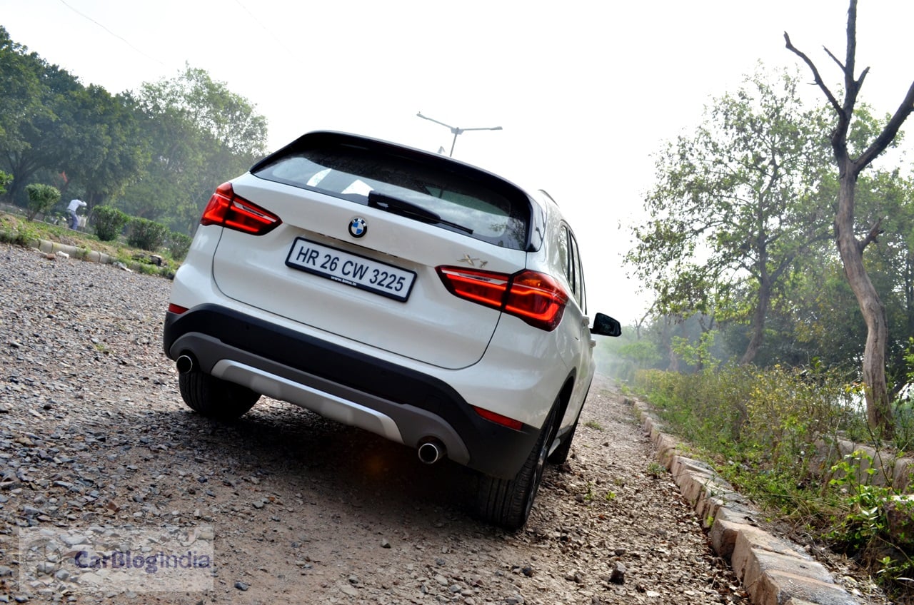 Bmw X1 Review India Images Rear CarBlogIndia