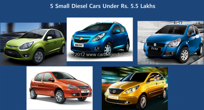 5 Diesel Small Cars Under Rs. 5.50 Lakhs Compared » Car Blog India