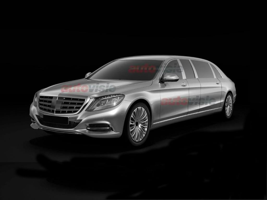Mercedes Benz S-Class Pullman Patent Photos Leaked » Car Blog India