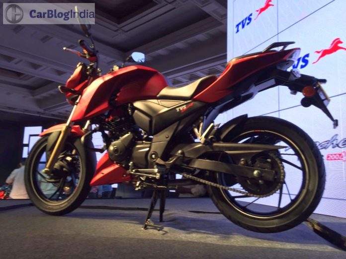 TVS Apache RTR 200 4V Launched! (Prices Start @ INR 88,990) » Car Blog ...