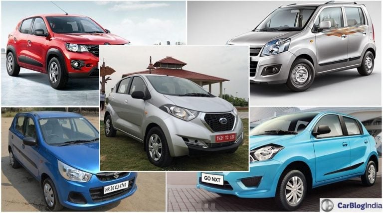 Renault Kwid vs Datsun Redi-GO vs Wagon R vs Alto K10 vs Datsun Go ...