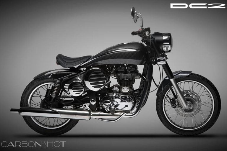Custom Royal Enfield Classic “Carbon Shot” by DC Design » Car Blog India