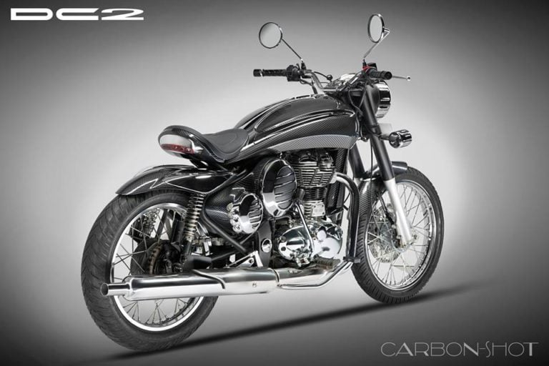 Custom Royal Enfield Classic “Carbon Shot” by DC Design » Car Blog India