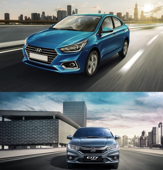 New 2017 Hyundai Verna vs Honda City » Car Blog India
