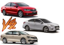 2017 Hyundai Verna vs Skoda Rapid vs VW Vento » Car Blog India