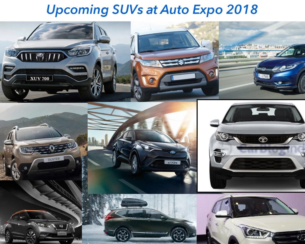 Upcoming SUV Cars at the 2018 Auto Expo – Hot List » Car Blog India