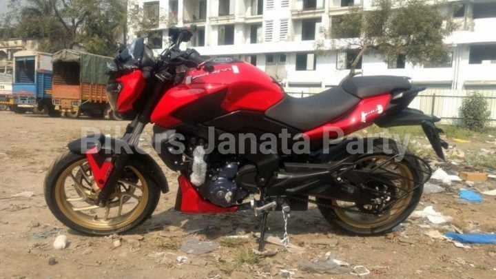 Bajaj Dominar Racing Red Colour Revealed, Launch Soon » Car Blog India