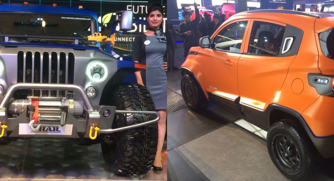 Mahindra Thar Wanderlust and KUV Xtreme Debut at Auto Expo 2018