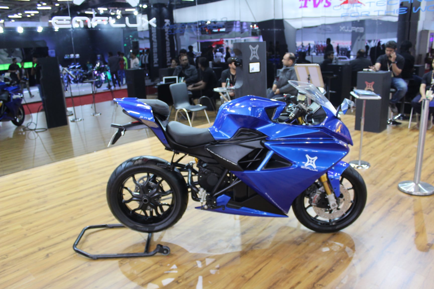Emflux One Electric Superbike Debuts at Auto Expo 2018 » Car Blog India