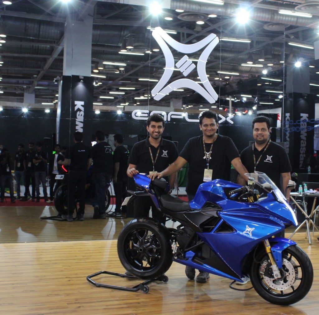 Emflux One Electric Superbike Debuts at Auto Expo 2018 » Car Blog India