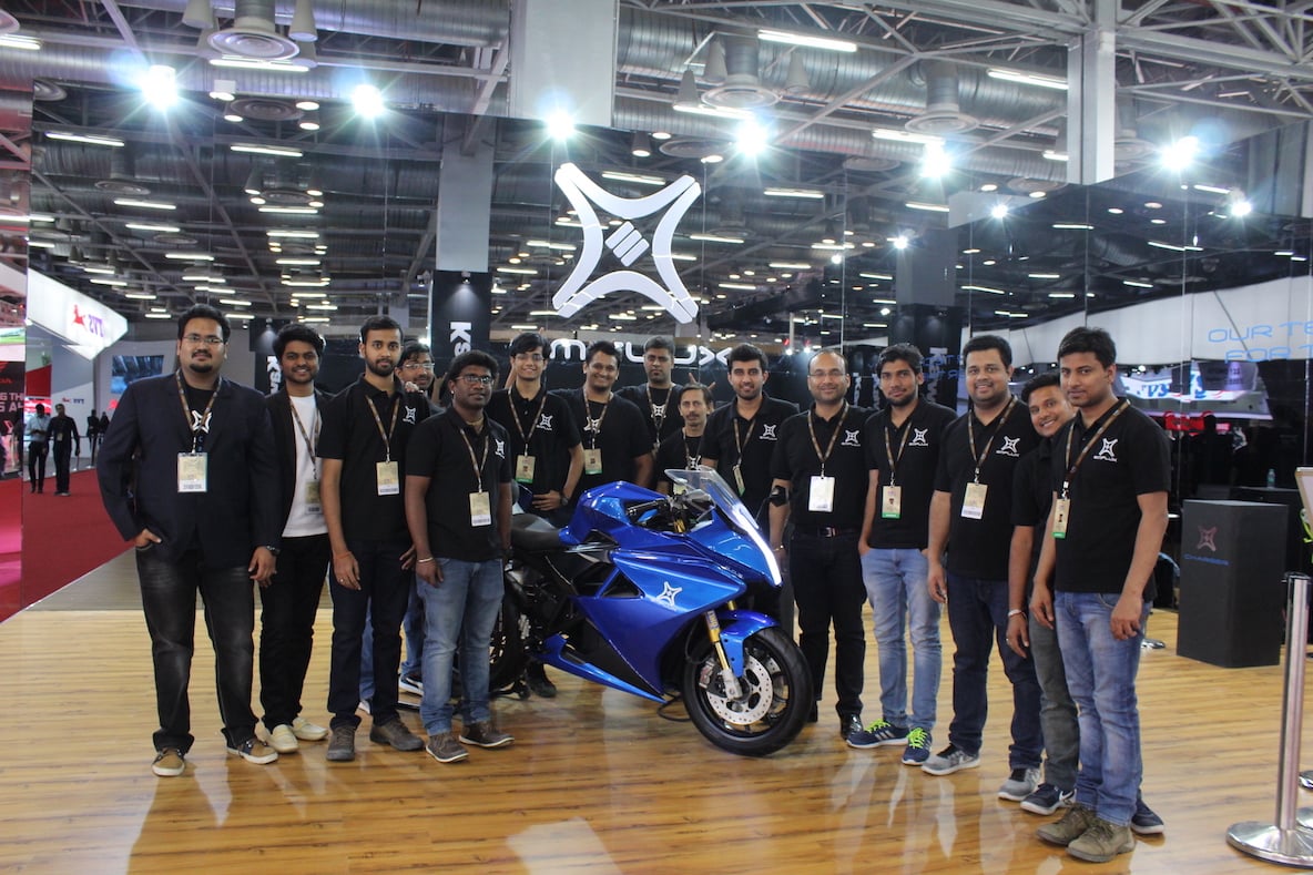 Emflux One Electric Superbike Debuts at Auto Expo 2018 » Car Blog India