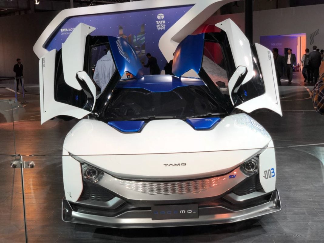 Tamo Racemo Electric Vehicle Showcased by Tata Motors at Auto Expo 2018 ...