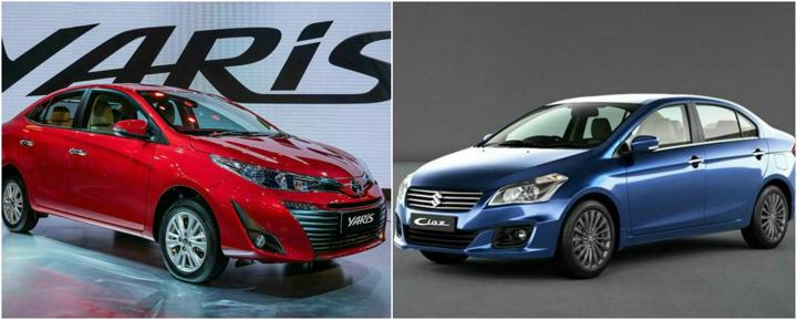 Toyota Yaris Vs Competition- Price Comparison » Car Blog India