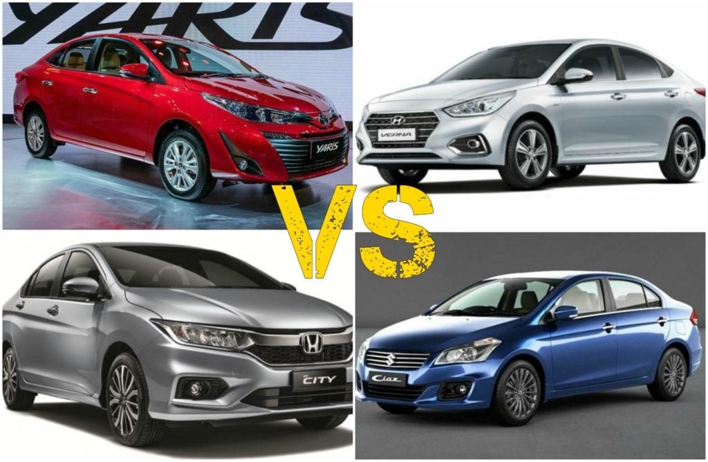 Toyota Yaris Vs Competition- Price Comparison » Car Blog India