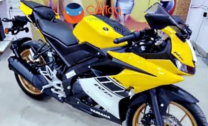 Yamaha R15 V3 Special Edition spotted with a yellow paint job » Car ...