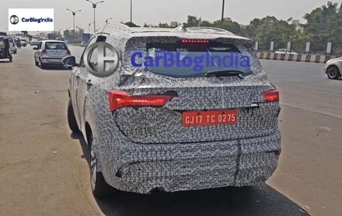 MG Hector new spy images reveal interesting details » Car Blog India