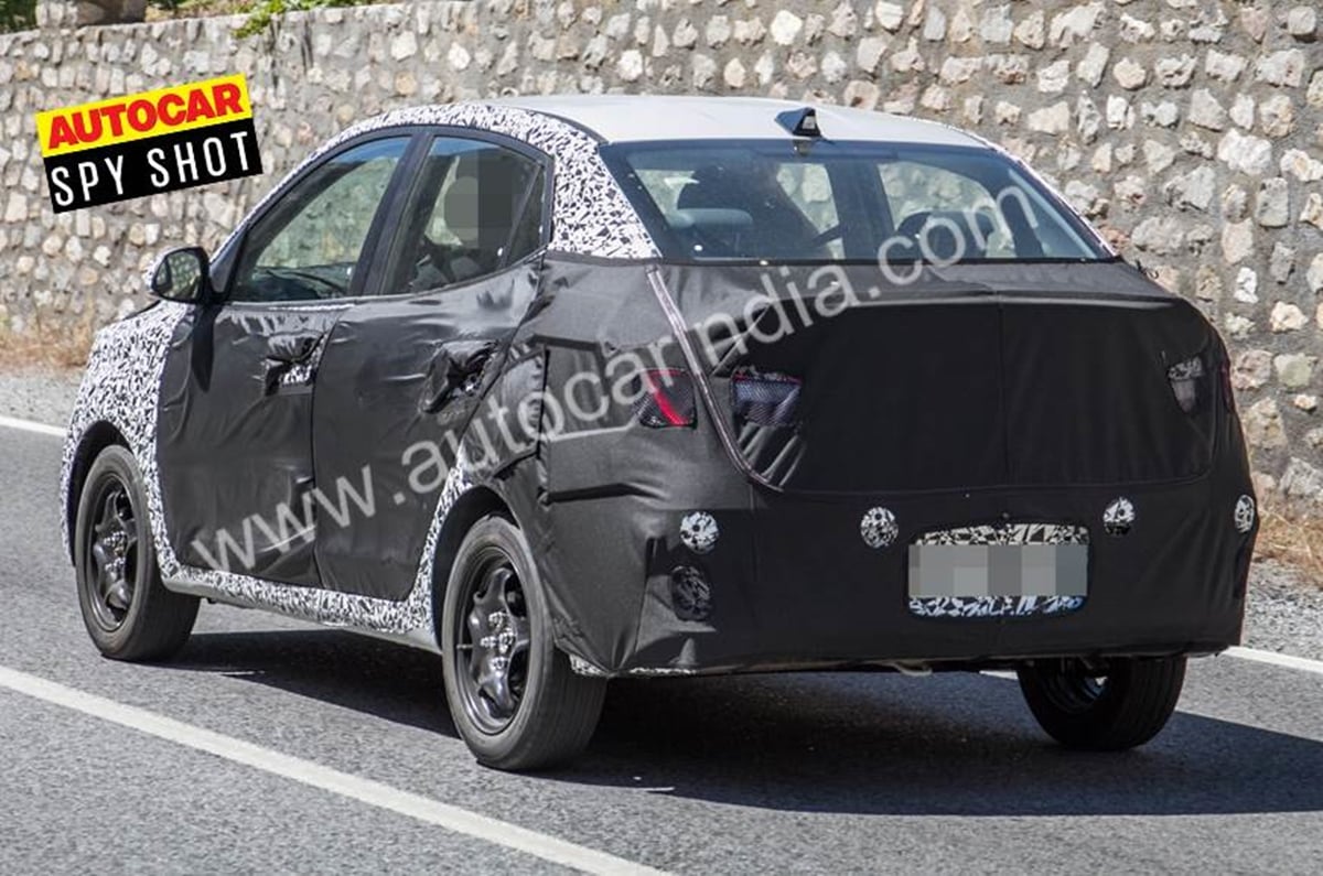 New Second-Gen Hyundai Xcent Spied Testing For The First Time » Car ...