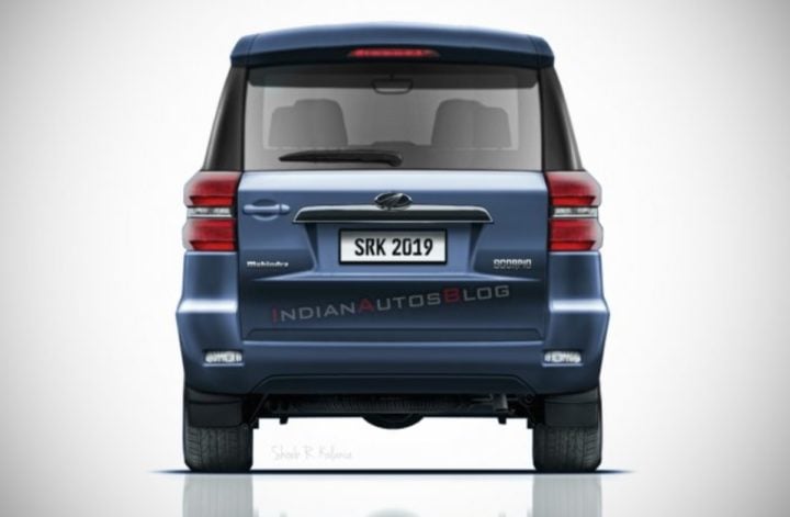 This Is How Rear-end Of 2020 Mahindra Scorpio Looks – Rendered Image ...