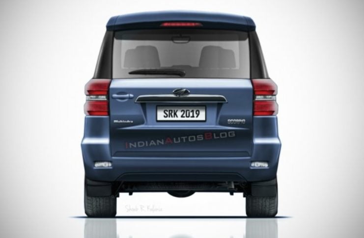 This Is How Rear-end Of 2020 Mahindra Scorpio Looks – Rendered Image ...