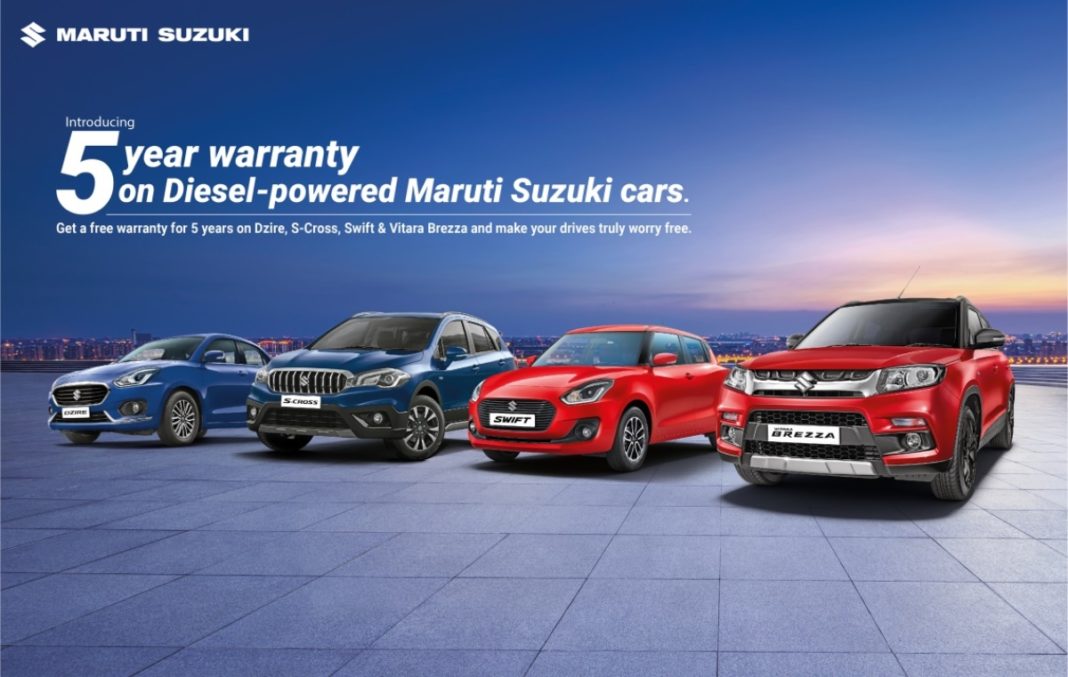Maruti Suzuki Offering Free 5yrs/100000 Km Warranty on 1.3L Diesel ...