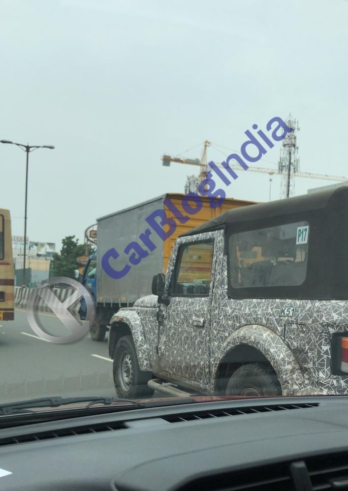 Next-Gen Mahindra Thar Spied Again; Launch Soon?