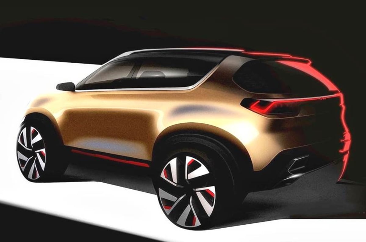 Kia QYI Sub-Compact SUV Teased Ahead of Auto Expo Debut » Car Blog India