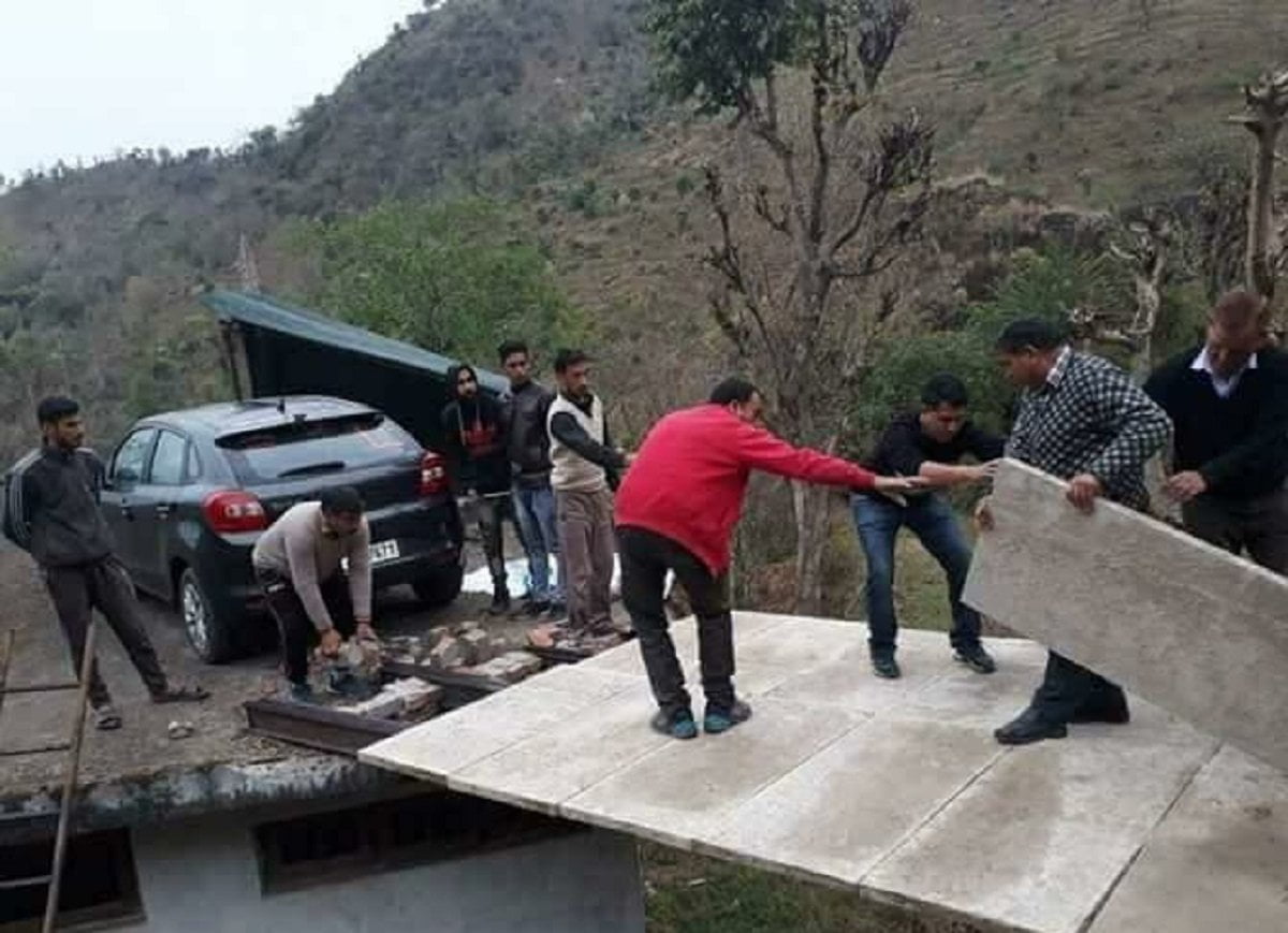 Maruti Baleno Flies Off To A House Roof In An Accident – What?