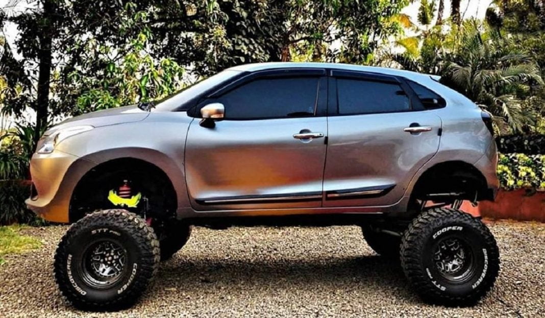 This Modified Maruti Baleno Wants To Become A Monster Truck » Car Blog ...