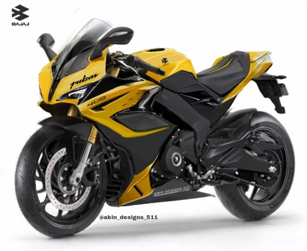 Bajaj Pulsar RS400 Looks Smashing in New Illustration » Car Blog India