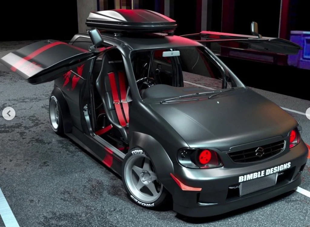 Modified Maruti Alto Interiors