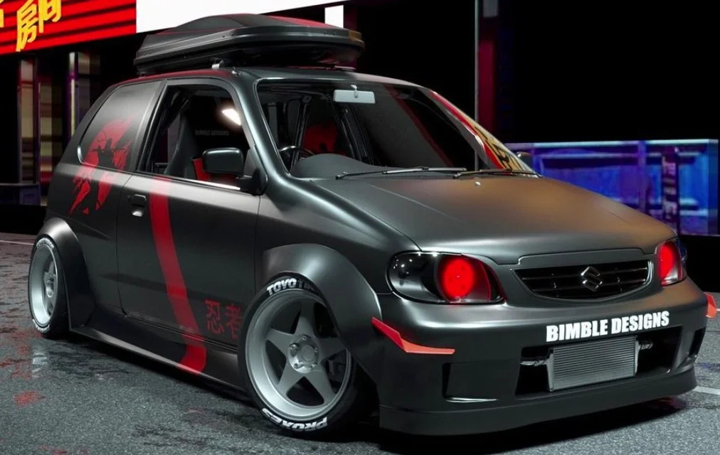 Modified Maruti Alto Interiors