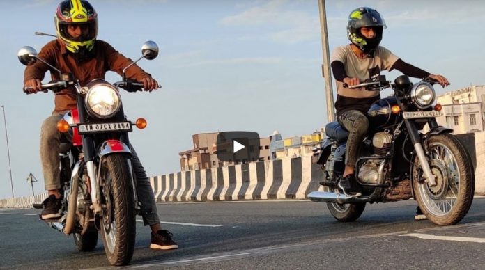 2021 Royal Enfield Classic 350 vs Jawa 42 Drag Race! » Car Blog India