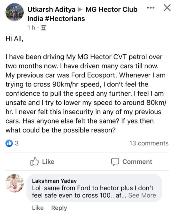 Ford EcoSport User Buys MG Hector – Unhappy With High Speed Dynamics!