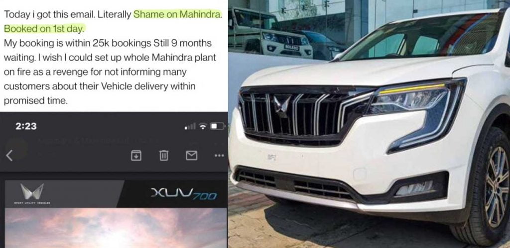 ‘Shame on Mahindra’- Booked XUV700 on 1st Day, Delivery in June ’22 ...