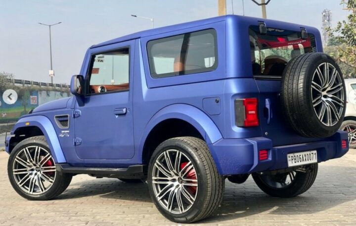 This Full Blue Mahindra Thar is Weird & Wacky! » Car Blog India