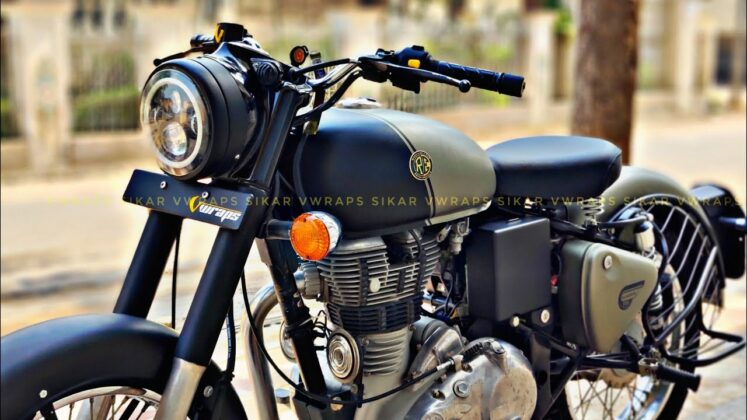 Here’s The Most Beautiful Wrap Job On a Royal Enfield Bullet – VIDEO ...