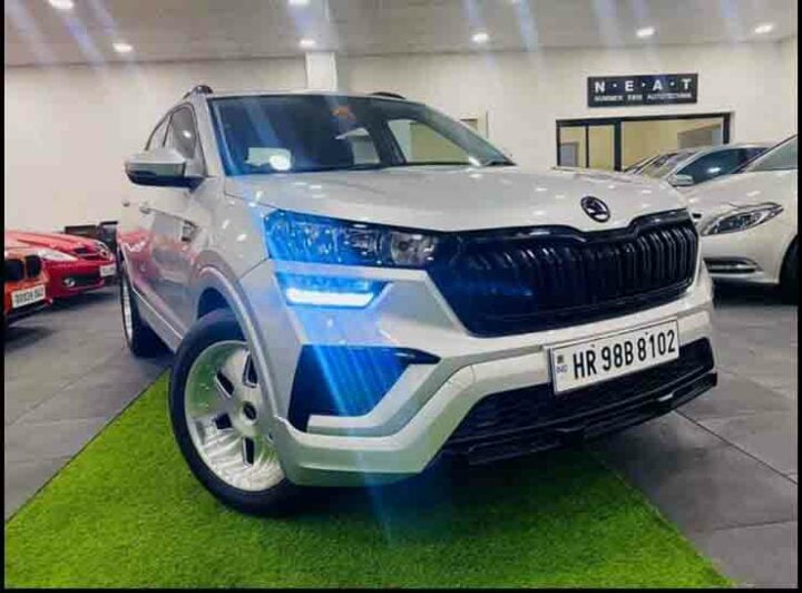 1500km Old Skoda Kushaq with Deep Dish Alloys On Sale for Rs 12 Lakh ...