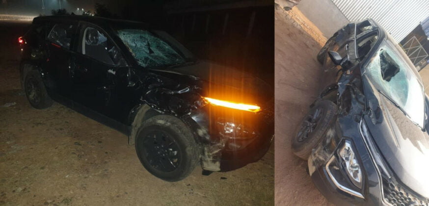 Neelgai Tests Build Quality of Tata Harrier » Car Blog India