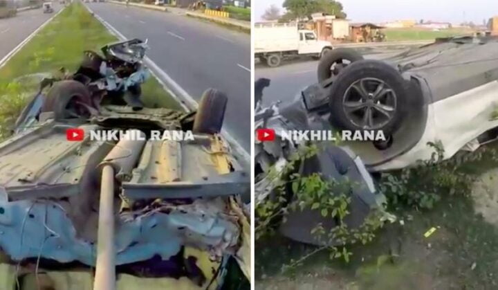 Tata Harrier Splits Into Two in High Speed Crash – Perils of ...