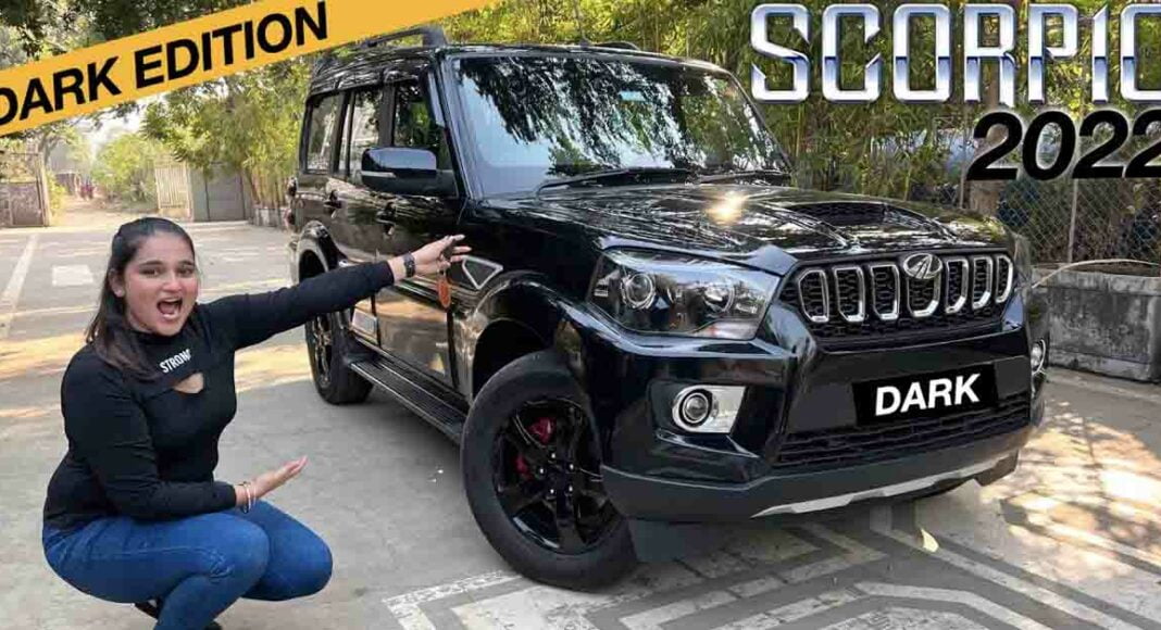 All-Black Mahindra Scorpio Looks Bolder Than Tata Nexon Dark Edition?