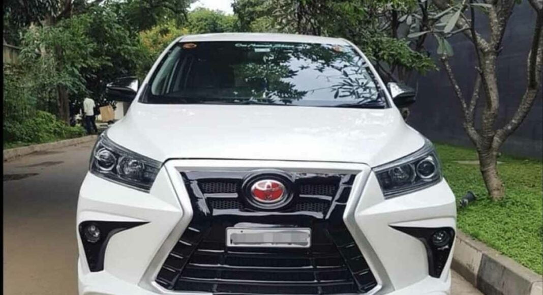 This Wannabe Lexus is Toyota Innova Crysta with Rs 20,000 Body Kit