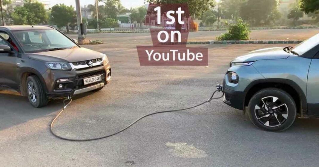 Can You Guess The Winner of Maruti Brezza vs Tata Punch Tug of War ...