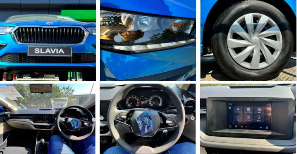 See Skoda Slavia Base Model (Active) in HQ Exterior/Interior Pics ...