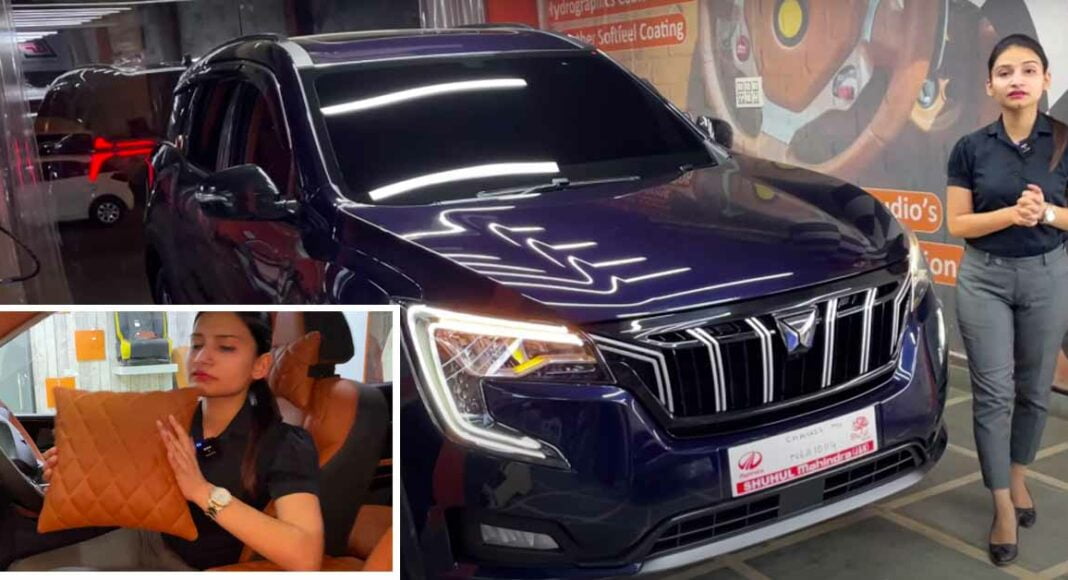 Mahindra XUV700 With Modified Interior and Ceramic Coating