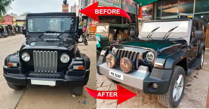 Here’s India’s Best Old Mahindra Thar to New Model Conversion » Car ...