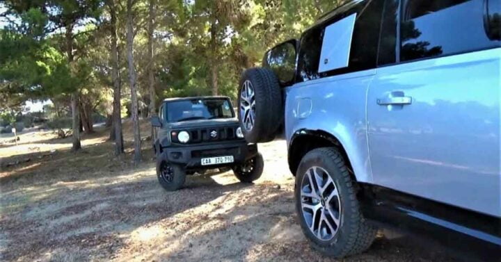 2022 Suzuki Jimny vs Rs 1 Cr Land Rover Defender 90 in Off-Road Battle ...