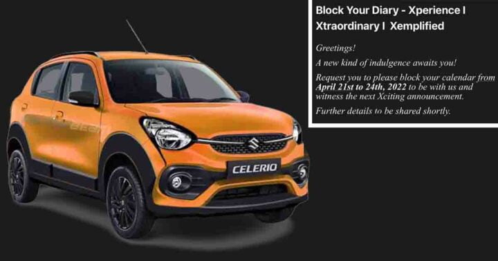 New-Gen Maruti Celerio X to Debut on April 24? » Car Blog India