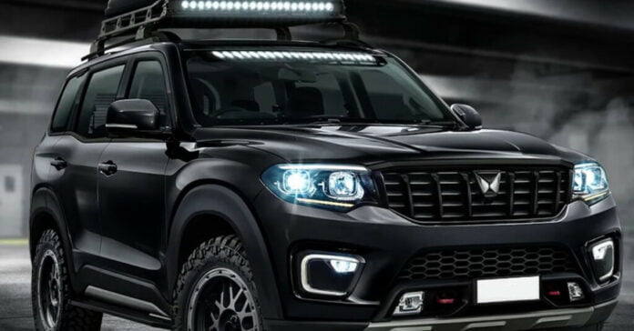 2022 Mahindra Scorpio N Dark Edition Digitally Imagined » Car Blog India