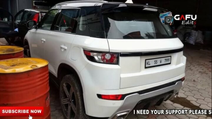 Maruti Brezza Modified Into Range Rover Evoque in Rs 6 Lakh! » Car Blog ...